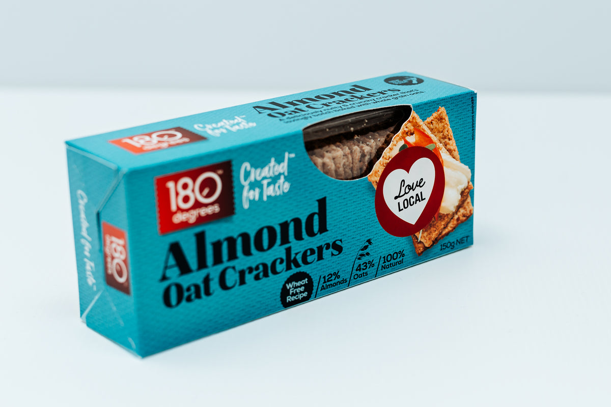 180 Degrees Almond Crackers – The Artisan Hub